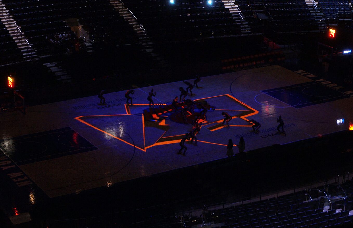 » Madison Square Garden Knicks Projection Mapping